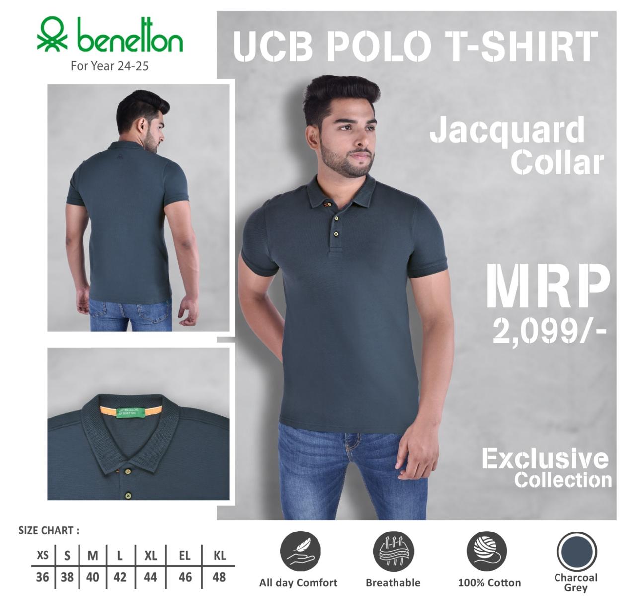 UCB Polo Charcoal Gray T-Shirt – Pine Labs